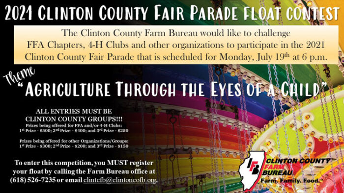 Farm Bureau Float Competition at Clinton County Fair Parade - Clinton ...